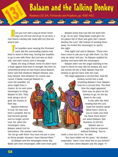 Balaam and the Talking Donkey