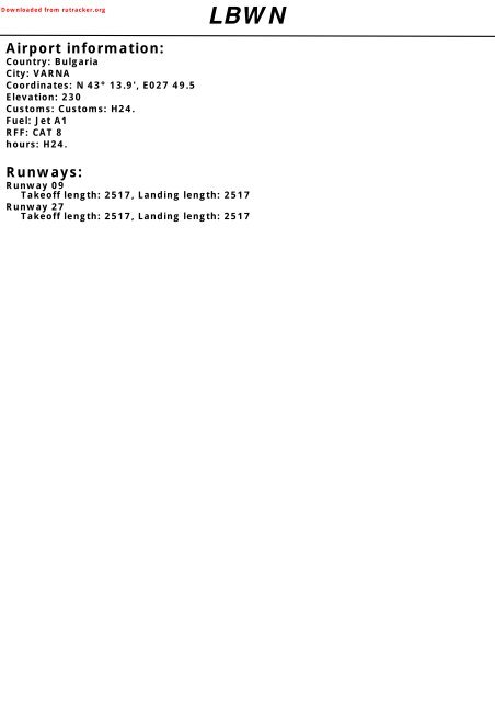 JeppView : LBWN (13 charts)