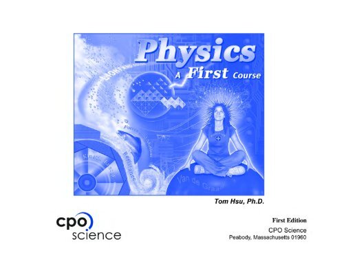Teachers Edition Sample Chapter 3 (483KB PDF) - CPO Science