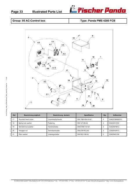 Illustrated Part List Pag