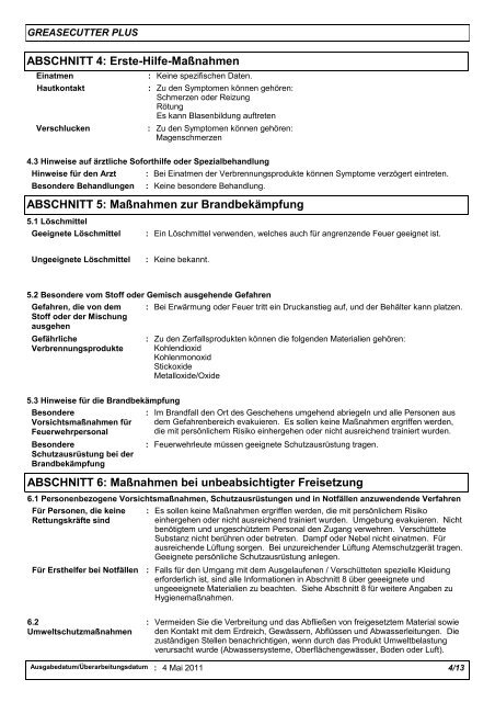 GREASECUTTER PLUS ABSCHNI
