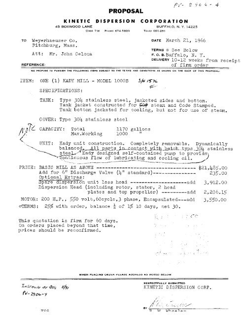 26619 Kady Mill Data.pdf - Can-Am Machinery, Inc.