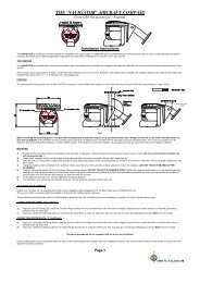 THE 'PEGASUS' AIRCRAFT COMPASS - SIRS Navigation Ltd.