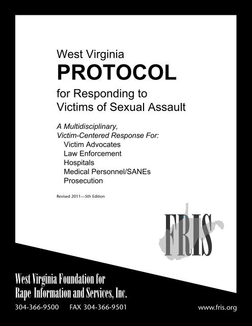 West Virginia Protocol for Responding to Victims of Sexual Assault