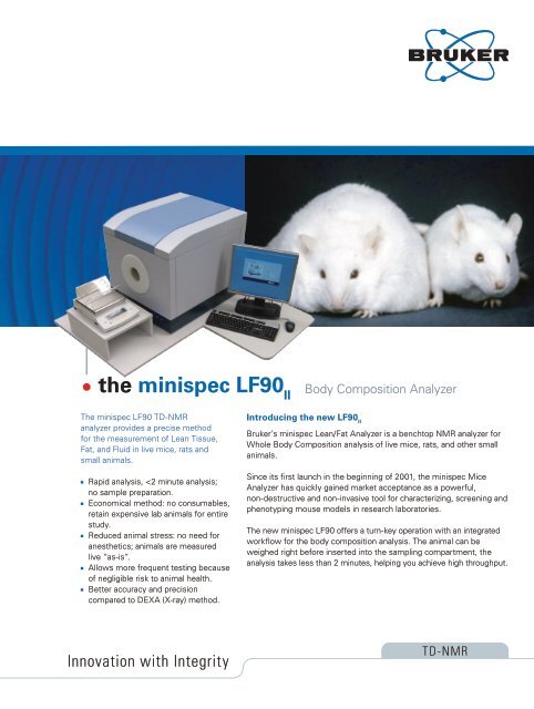 minispec LF90II - Bruker