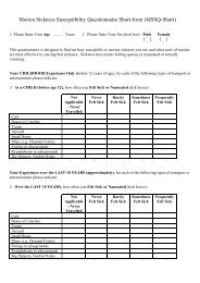 The Short-Form Boundary Questionnaire