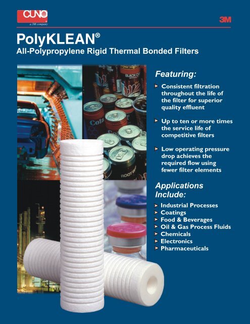 Cuno Oil Filters Models Eg