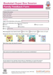 Bookstart Family Feedback Form