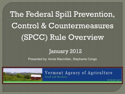 (SPCC) Rule Overview