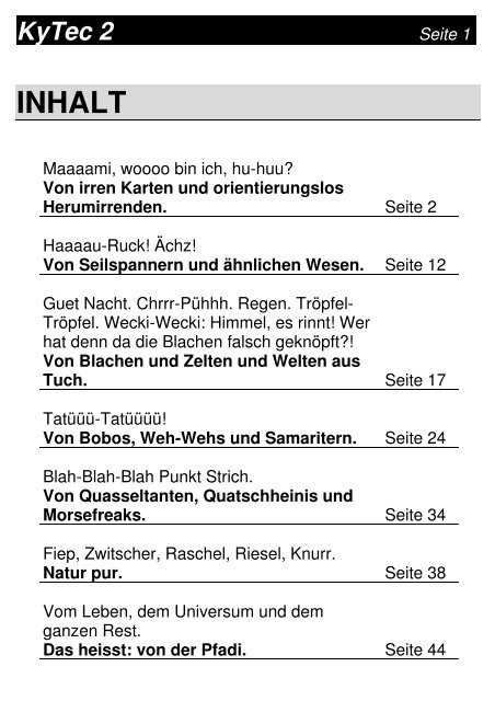 KyTec 2 als PDF, 2.3MB - Pfadi Kyburg Thun