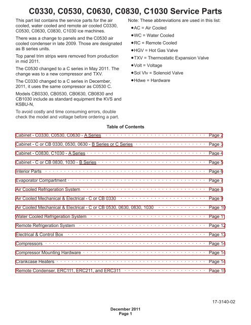 prodigy parts 30 inch.vp - Scotsman Ice Systems