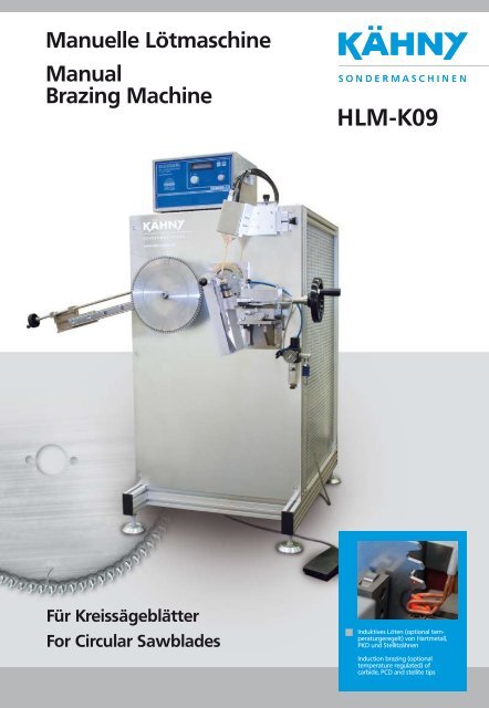 HLM-K09 Manuelle Lötmaschine Manual Brazing Machine Für