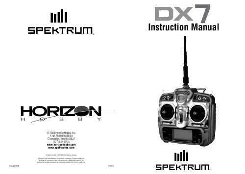DX7 Manual - Spektrum