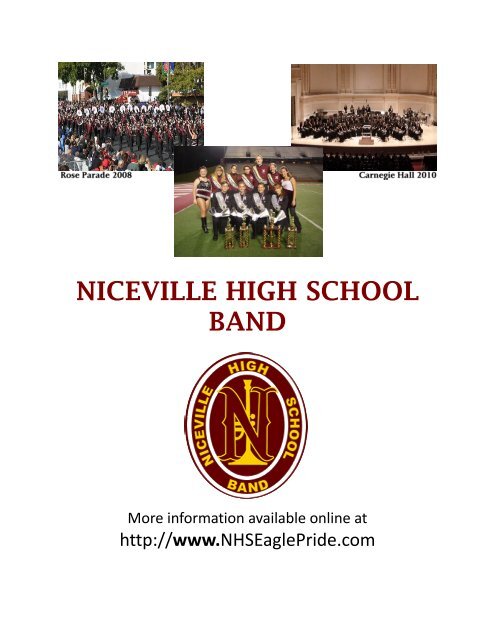 NICEVILLE HIGH SCHOOL BAND
