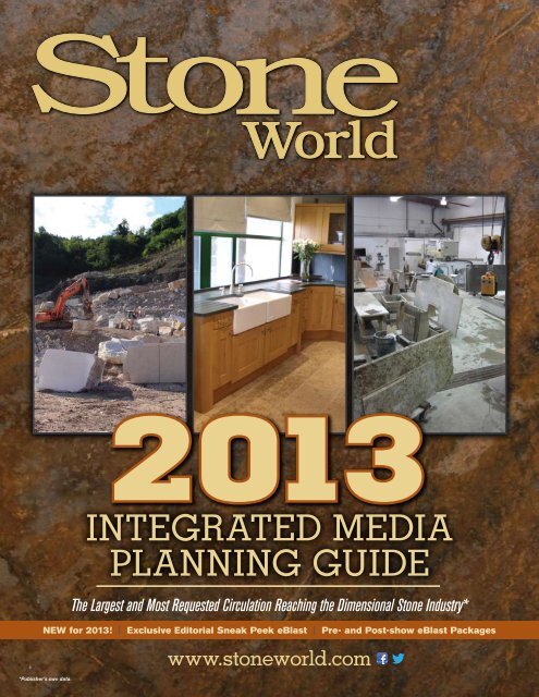 Integrated MedIa PlannIng guIde - Stone World & Contemporary ...