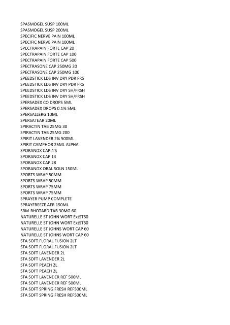 SPASMOGEL SUSP 100ML SPAS