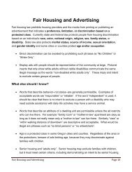 FAIR HOUSING ADVERTISING WORD AND PHRASE LIST