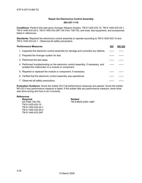 STP 9-35T14-SM-TG Repair