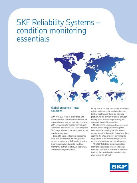 SKF Condition Monitoring Essentials - Product ... - Waikato Bearings