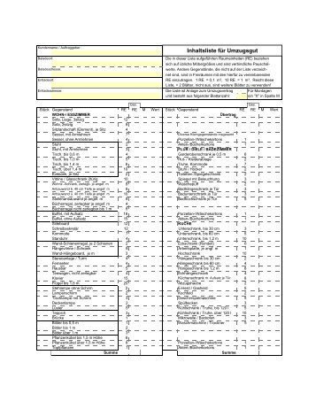 Umzugsliste als PDF - TAS-Walldorf