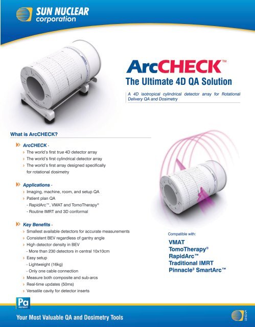 ArcCHECK - Envinet a.s.