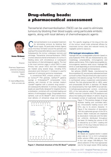 Drug-eluting beads: a pharmaceutical assessment - Biocompatibles