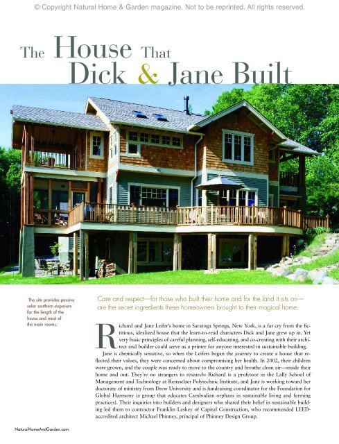 The House That Dick & Jane Built - Phinney Design Group