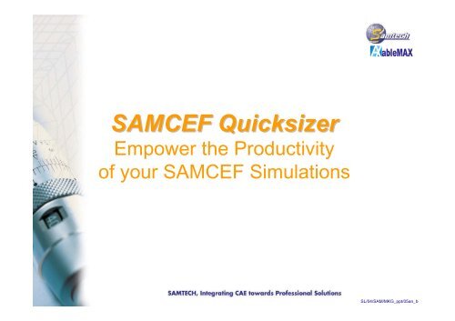 SAMCEF Quicksizer - ablemax.co.kr