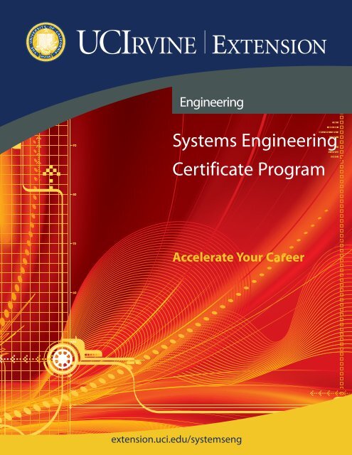 Systems Engineering Brochure - UC Irvine Extension - University of ...
