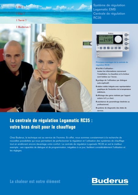 La centrale de rÃ©gulation Logamatic RC35 : votre bras ... - Buderus