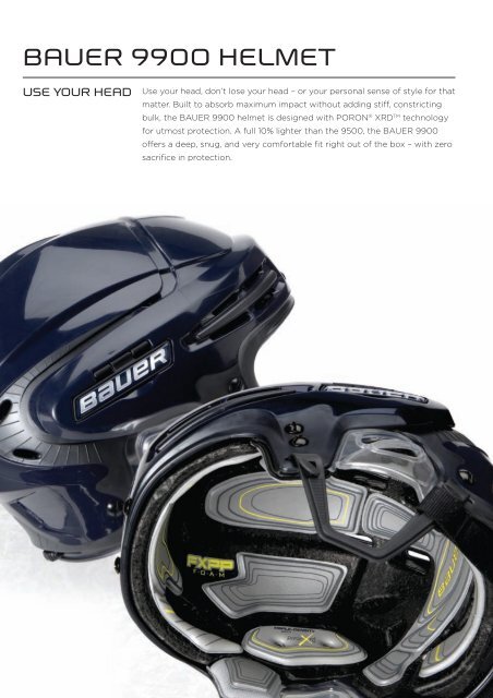 BAUER 990O HELMET