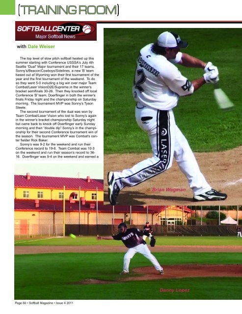 SoftballCenter: "The topo level of slow pitch ... - Softball Magazine