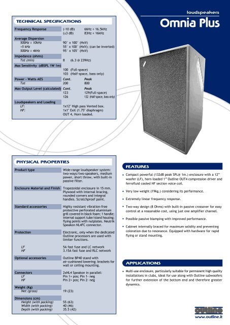 Omnia Plus - Outline UK