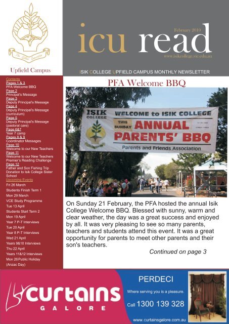 ICU Read February 2010 - ISIK College