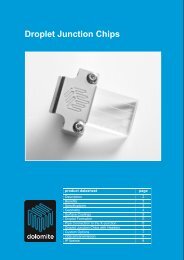 application note - Dolomite Microfluidics