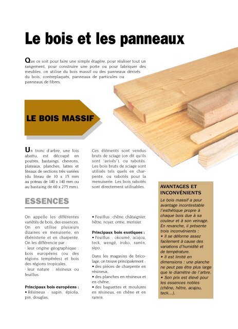 Menuiserie - Le Bois Et Les Panneaux.pdf - Pays Loudunais