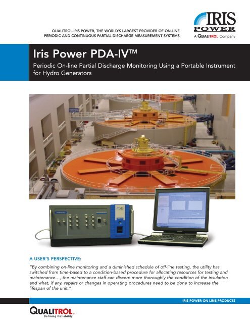 Iris Power PDA-IV - Iris Power Engineering