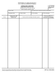 INWARD CARGO MANIFEST FOR VESSEL UNDER FIVE ... - Forms