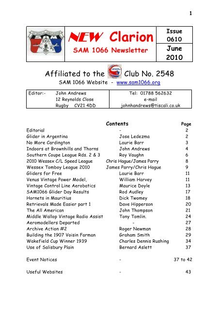 NEW Clarion - SAM 1066