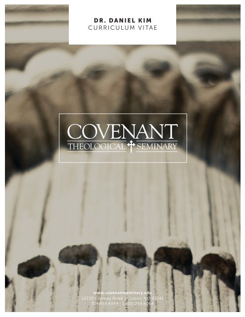 VIEW FULL CV - Covenant Theological Seminary