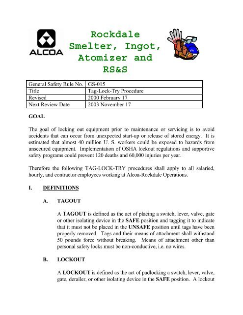 Lock-Tag- Try Procedure