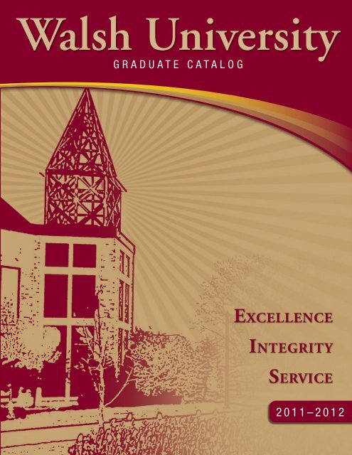 Graduate Catalog Walsh University