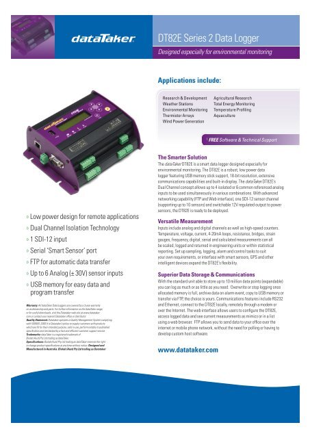 DT82E Series 2 Data Logger
