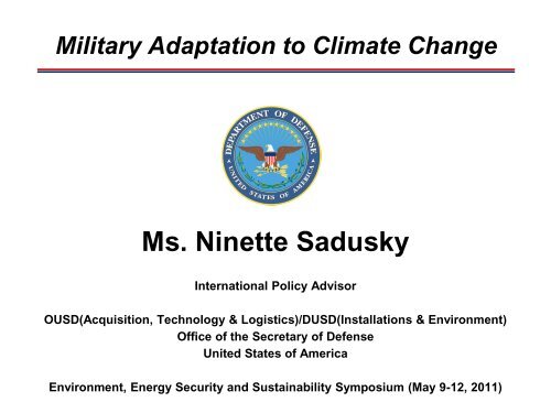 Ms. Ninette Sadusky - E2S2