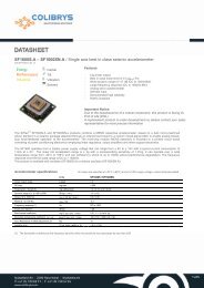 Data sheet MS8000.D - Colibrys