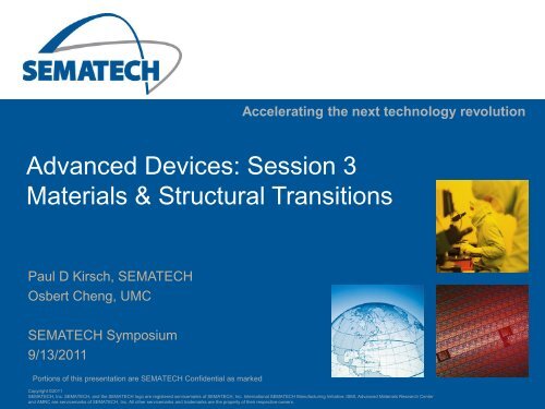 Materials and Structural Transitions - Sematech