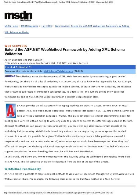 Web Services Extend The Aspnet Webmethod Framework By 
