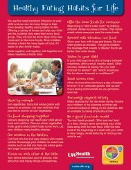 Healthy eating for children - Brochure (PDF, 2.63MB)