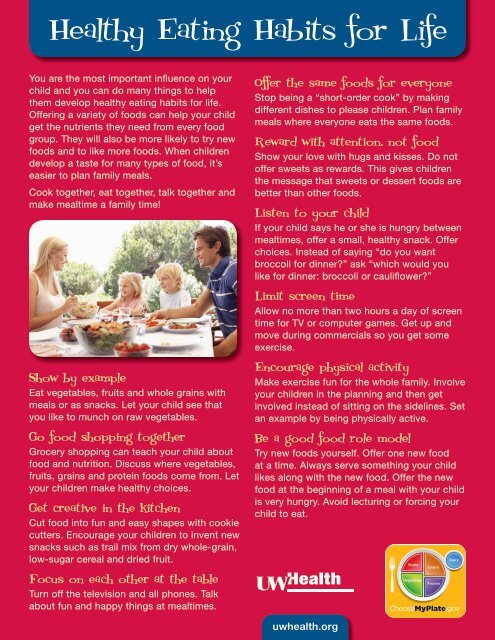 Healthy Eating Habits for Life