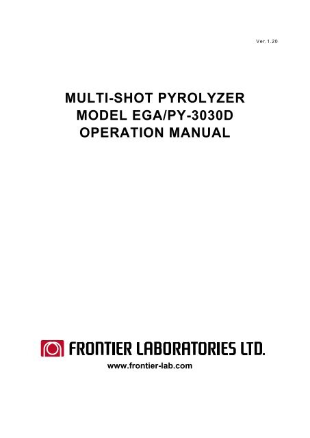 EGA/PY-3030D - Frontier Laboratories